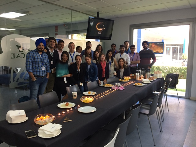 CAE decora sus instalaciones en Madrid para celebrar Diwali - Noticias ...