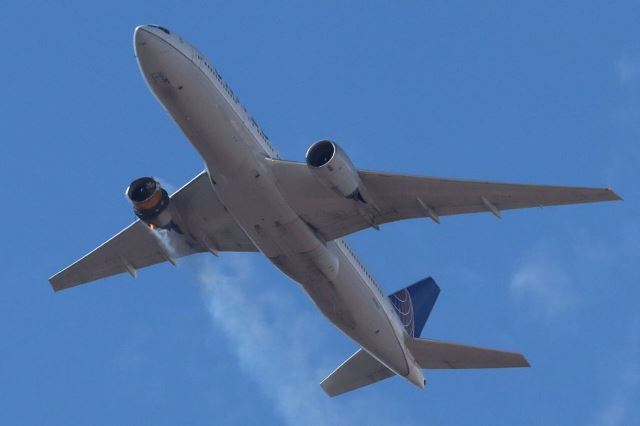 Explosión en vuelo del motor PW4000 de un Boeing 777-200 - Noticias ...