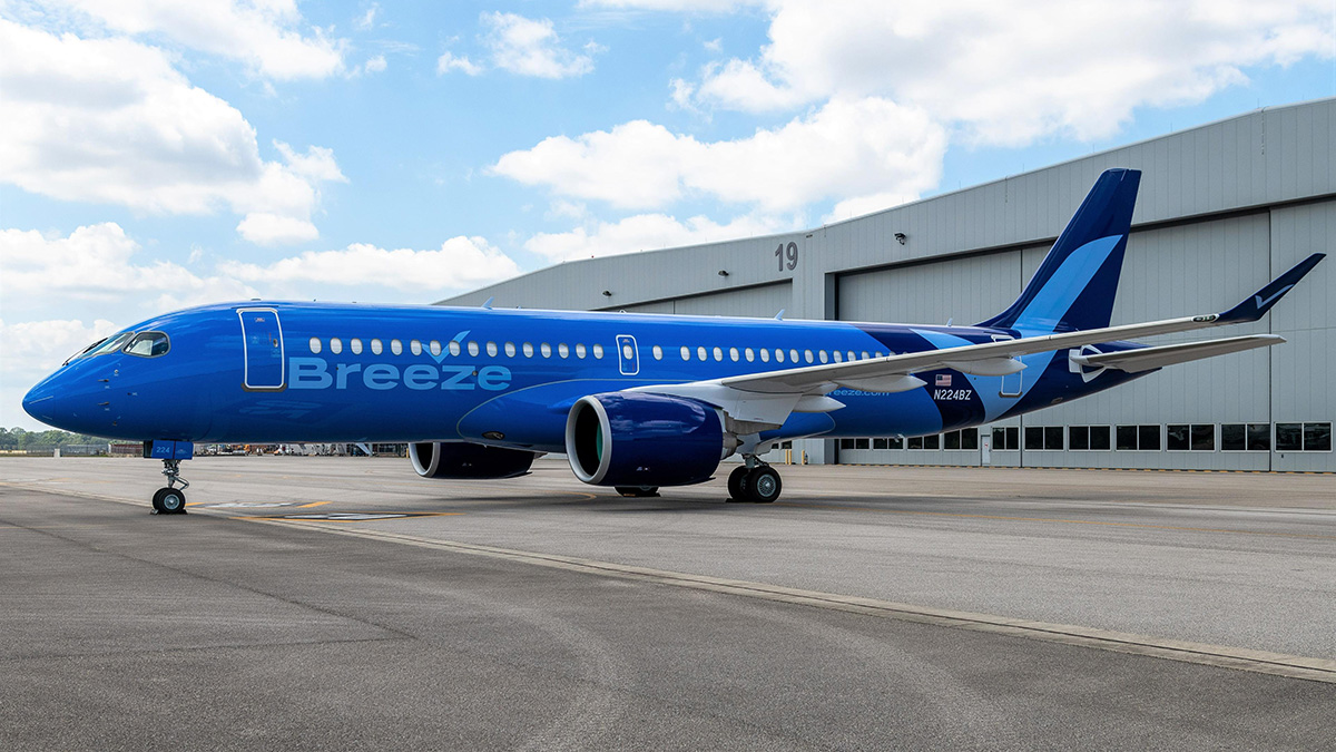 Breeze Airways será el tercer mayor cliente mundial del avión A220 ...
