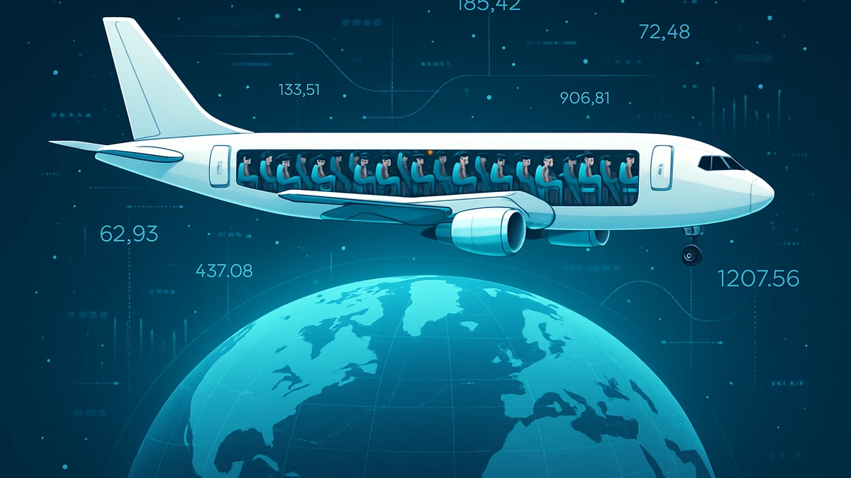 El tráfico aéreo mundial crece 4% en julio 2025 según IATA - Noticias ...