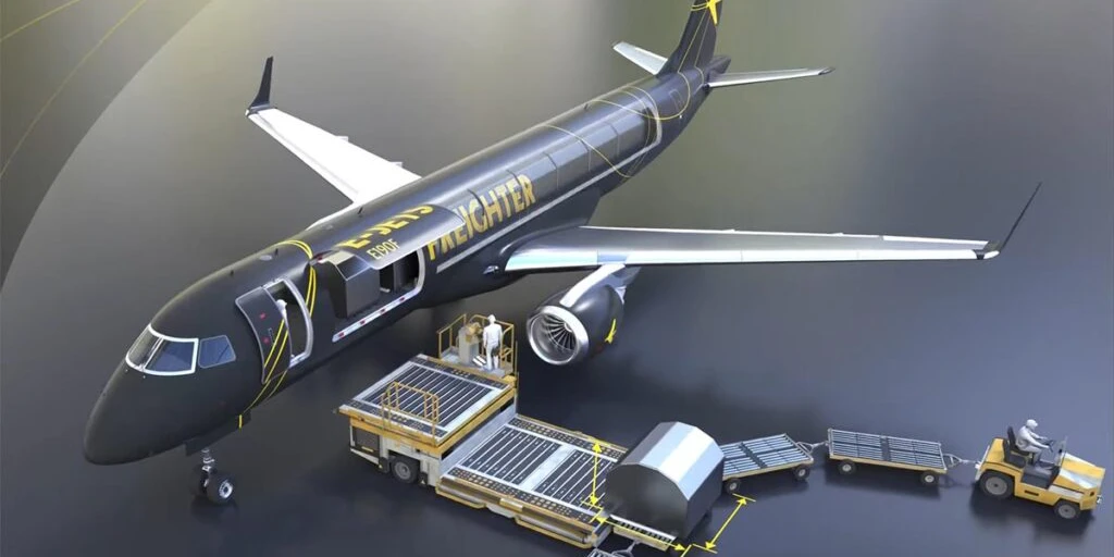 Embraer inicia la primera conversión de un avión E190 en carguero ...