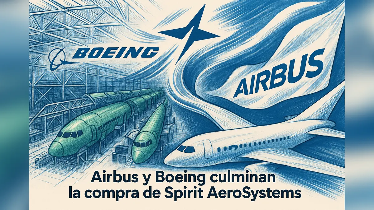Airbus y Boeing culminan la compra de Spirit AeroSystems - Noticias ...